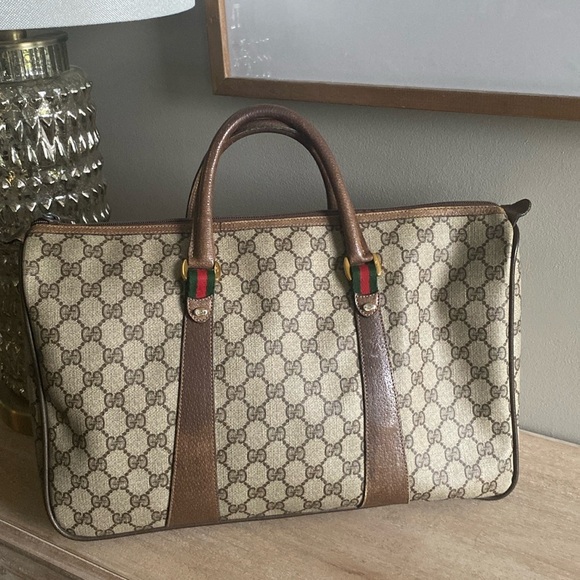 Gucci | Bags | Gucci Vintage Travel Bag In Good Condition | Poshmark